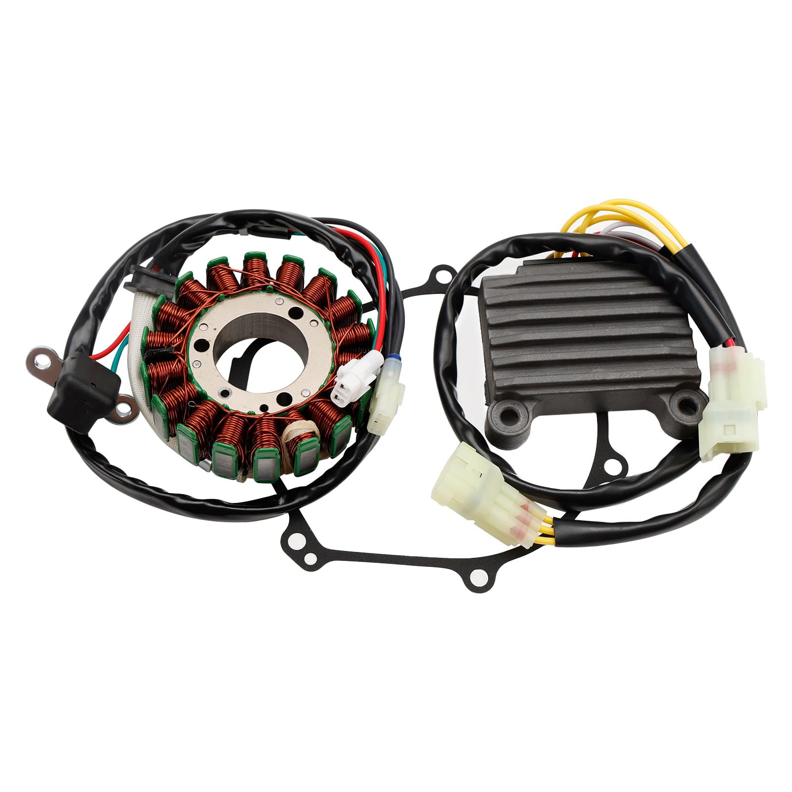 Magneto Stator + Voltage Rectifier + Gasket For Husqvarna FE450 FE501 ...