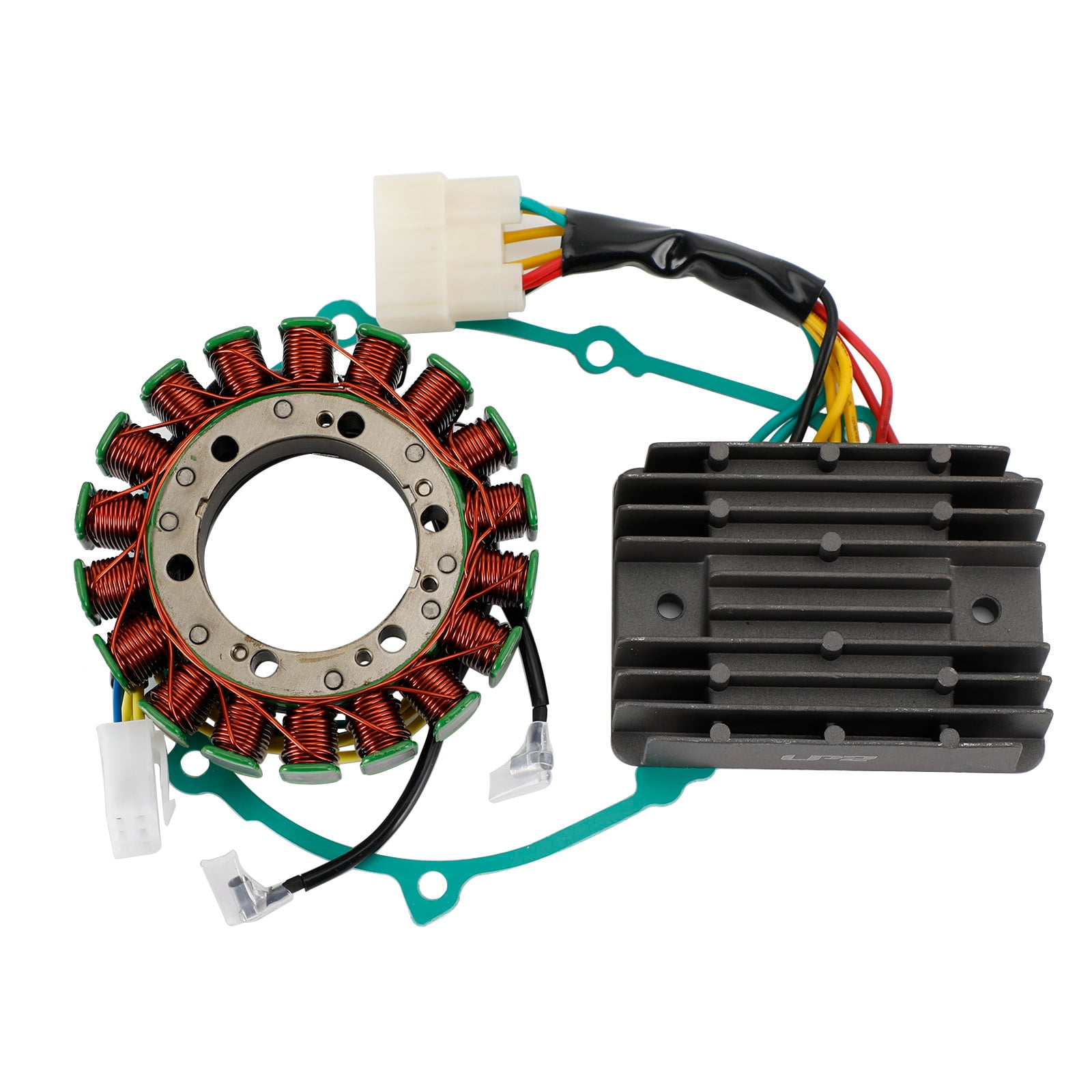 Areyourshop Magneto Stator Coil, Voltage Regulator Rectifier, Gasket ...