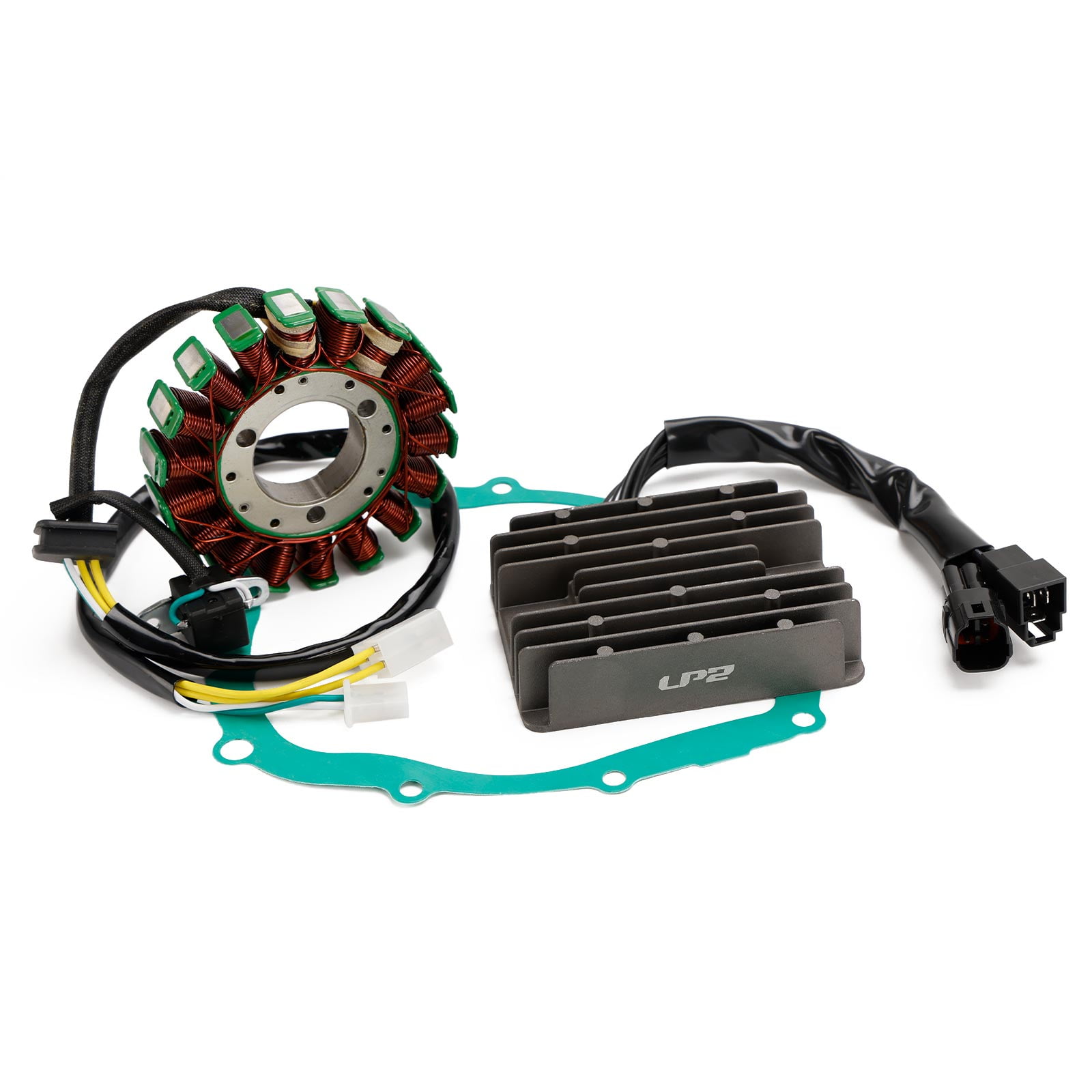 Magneto Stator + Voltage Rectifier + Gasket For Suzuki DL650 V-Strom ...
