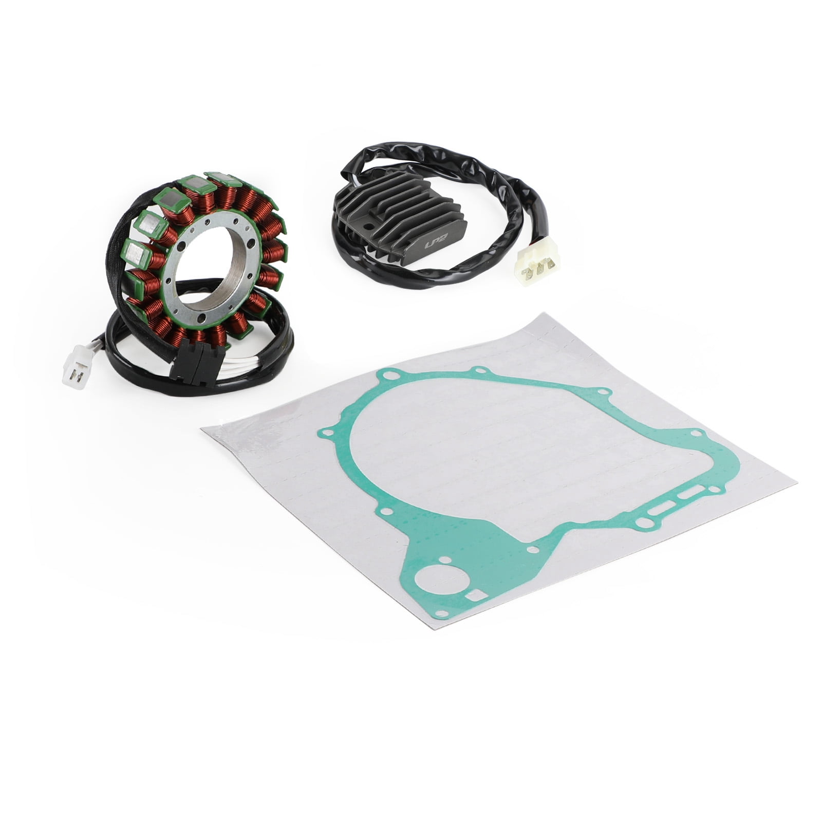 Magneto Stator+Voltage Rectifier+Gasket For Yamaha XVS650/400 Drag Star 2000-2008 - Walmart.com
