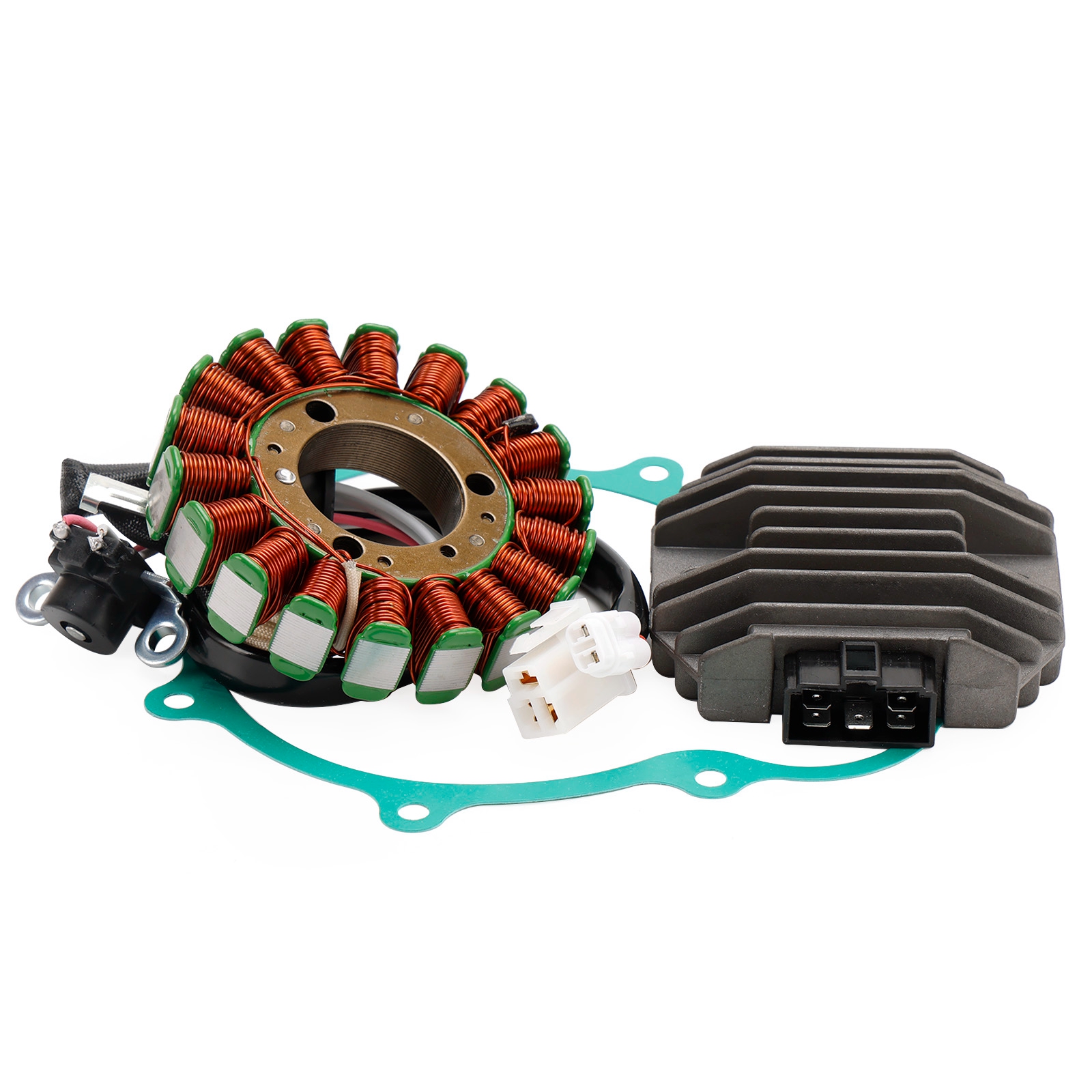 Magneto Stator + Voltage Rectifier + Gasket For Yamaha YZF-R 125 YZF ...