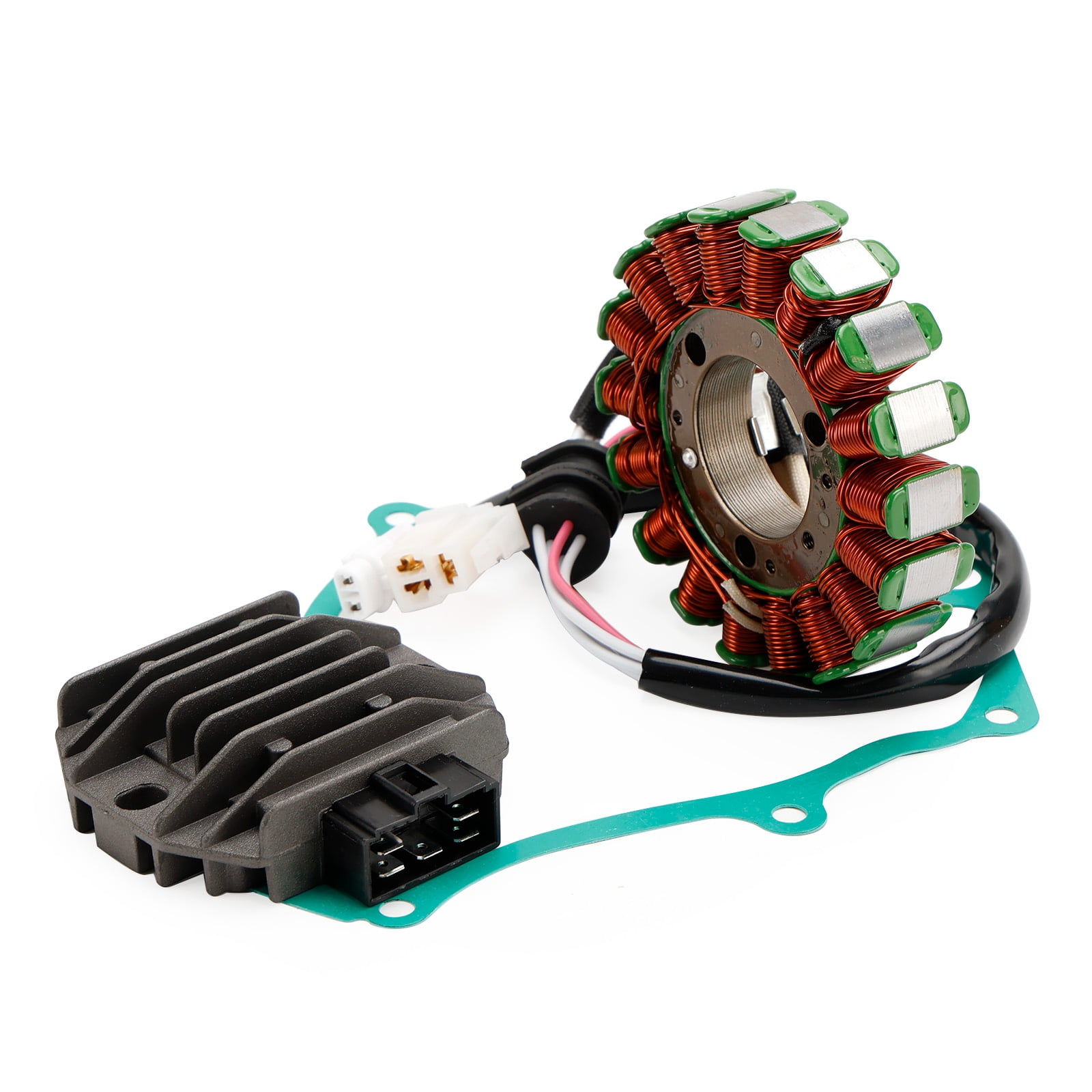 Magneto Stator + Voltage Rectifier + Gasket For Yamaha YZF-R 125 YZF ...