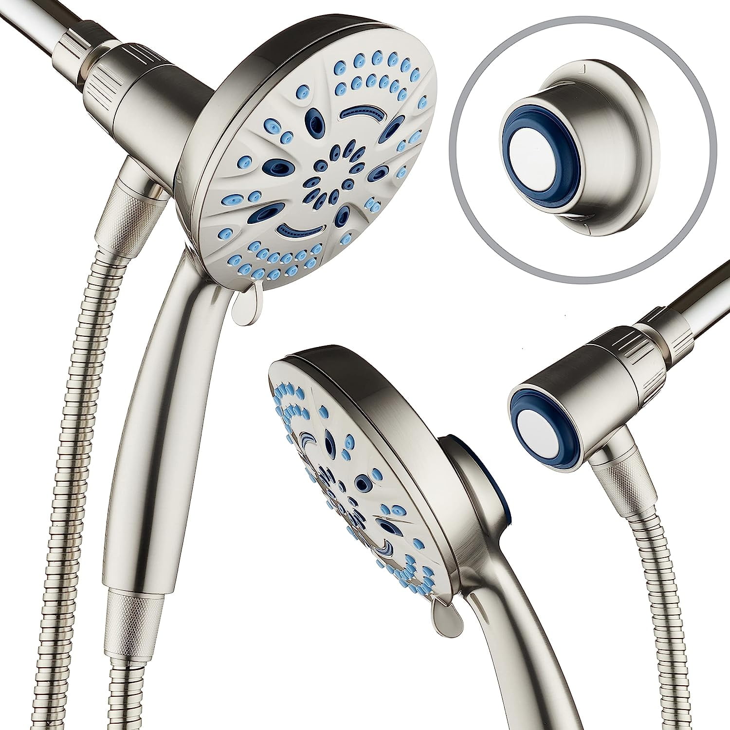 Magneton 8-setting Magnetic Docking Hand Shower with Built-in Shower ...