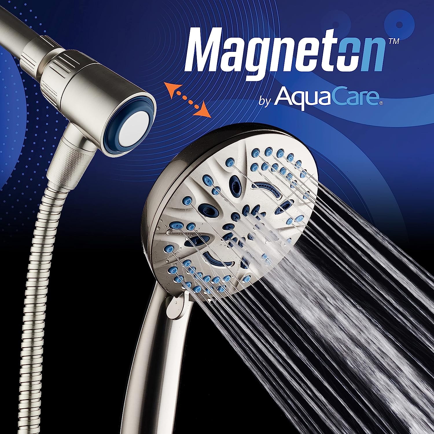 Magneton High-Pressure 8-mode Handheld Shower Head with Magnetic ...