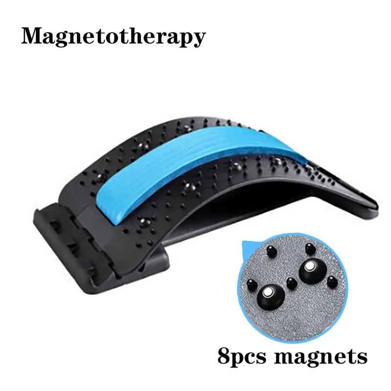 Magnetotherapy Multi-Level Adjustable Back Massager Stretcher Waist ...