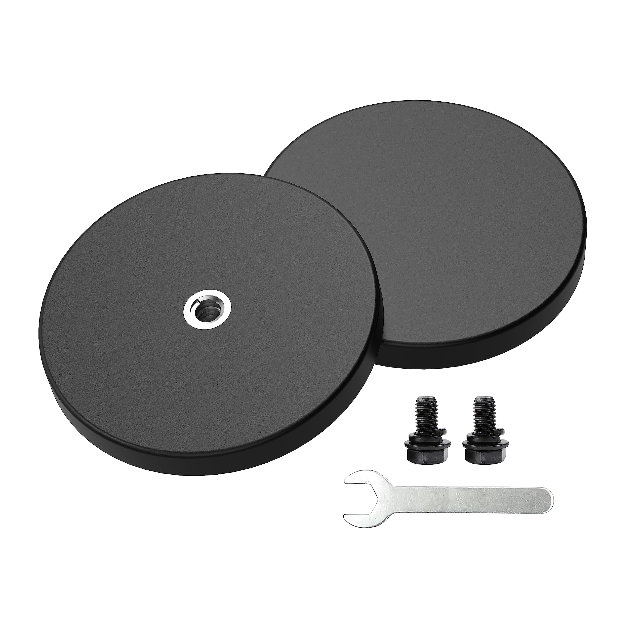 Magnetpro 2 Pieces Strong Rubber Coated Mounting Magnets Anti-Scratch ...