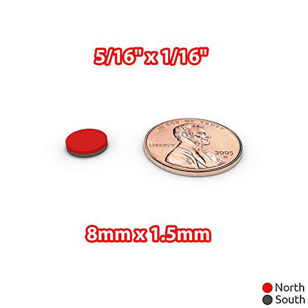 Magnets 5/16x1/16 Round Disc - Magnetic Circle Fastener Holder Space ...