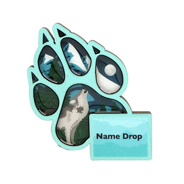 Magnets Imp MDF 3D Magnet Wolf scene in Silhouette Imprintables Canada ...