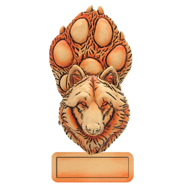 Magnets Imp Poly ResinWood Grain Wolf and Paw Imprintables Canada ...