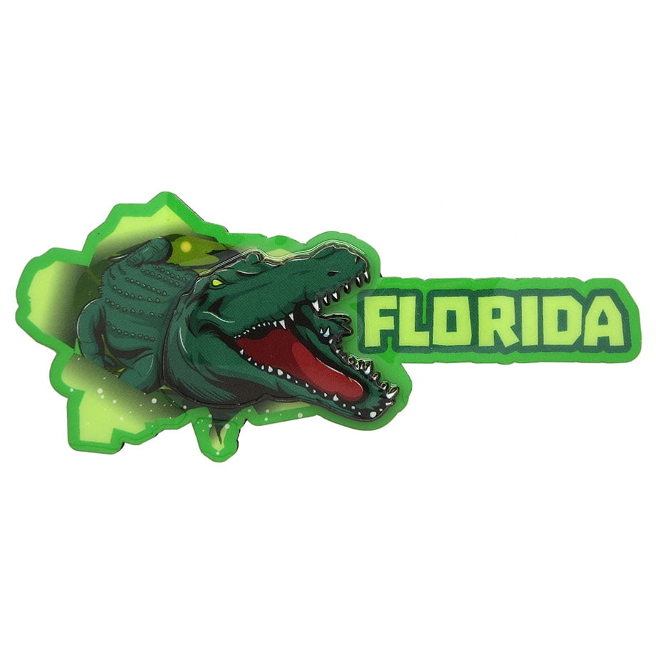 Magnets MDF 3D Magnet Gator break through Florida General - Walmart.com