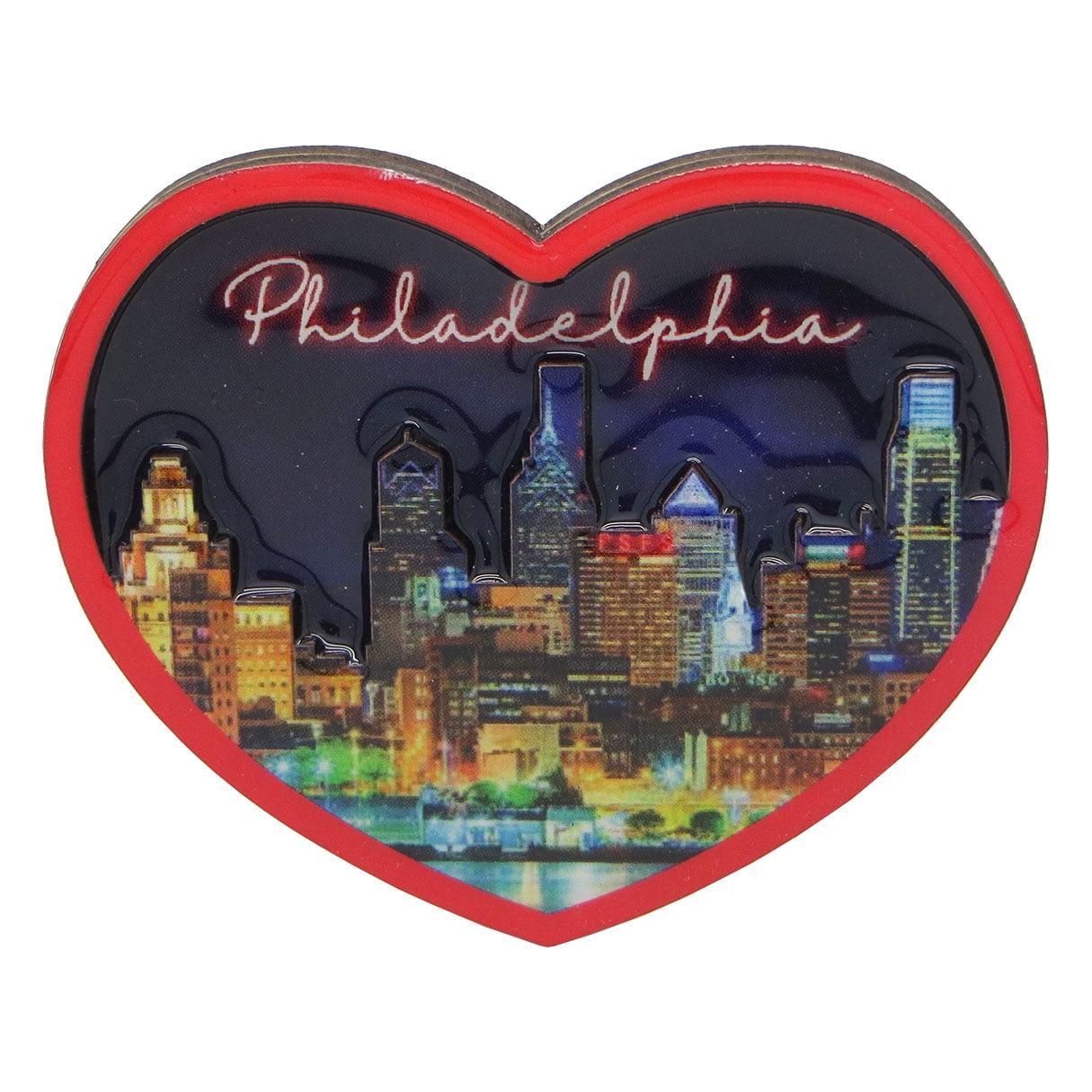 Magnets MDF 3D Magnet Philly Skyline Philadelphia - Walmart.com