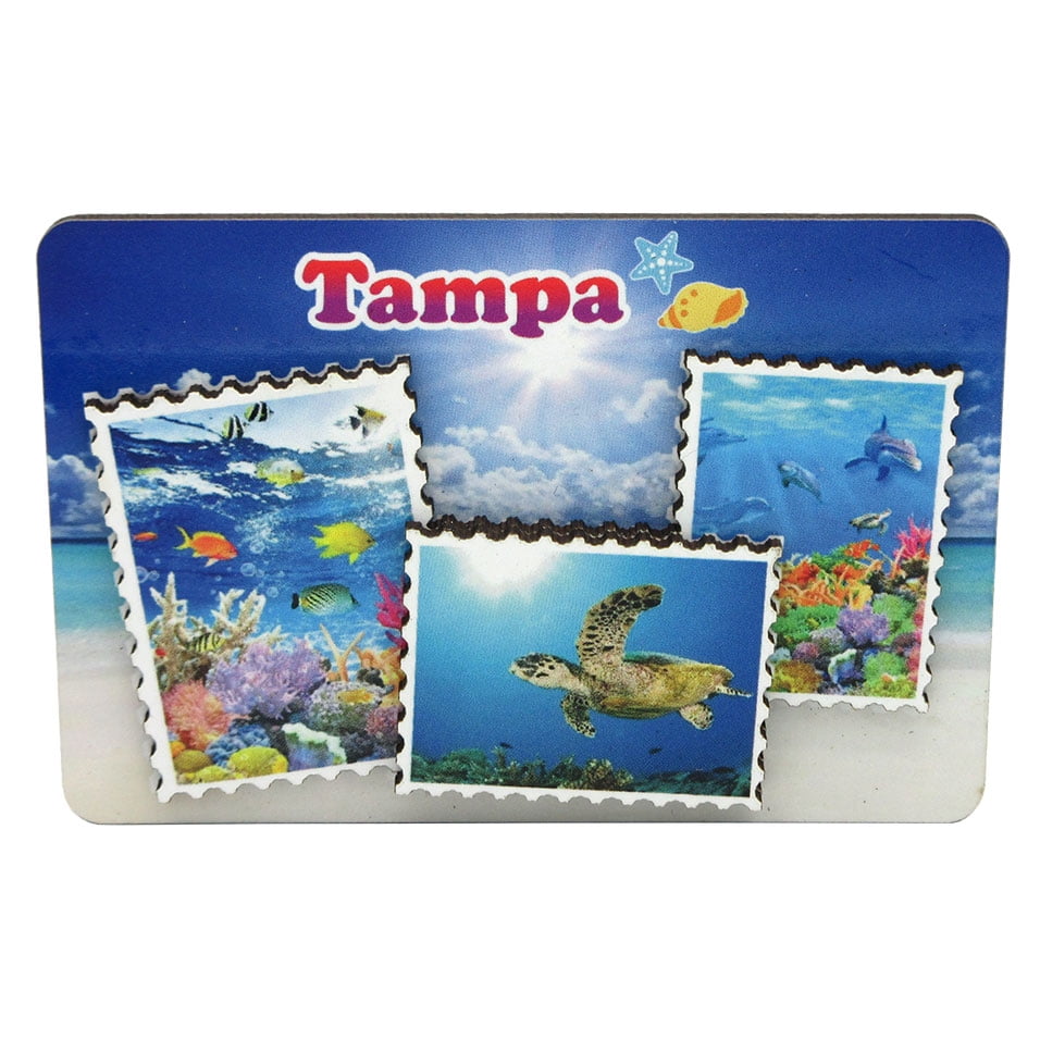 Magnets MDF 3D Magnet Stamp Multiview Turtle FishTampa - Walmart.com
