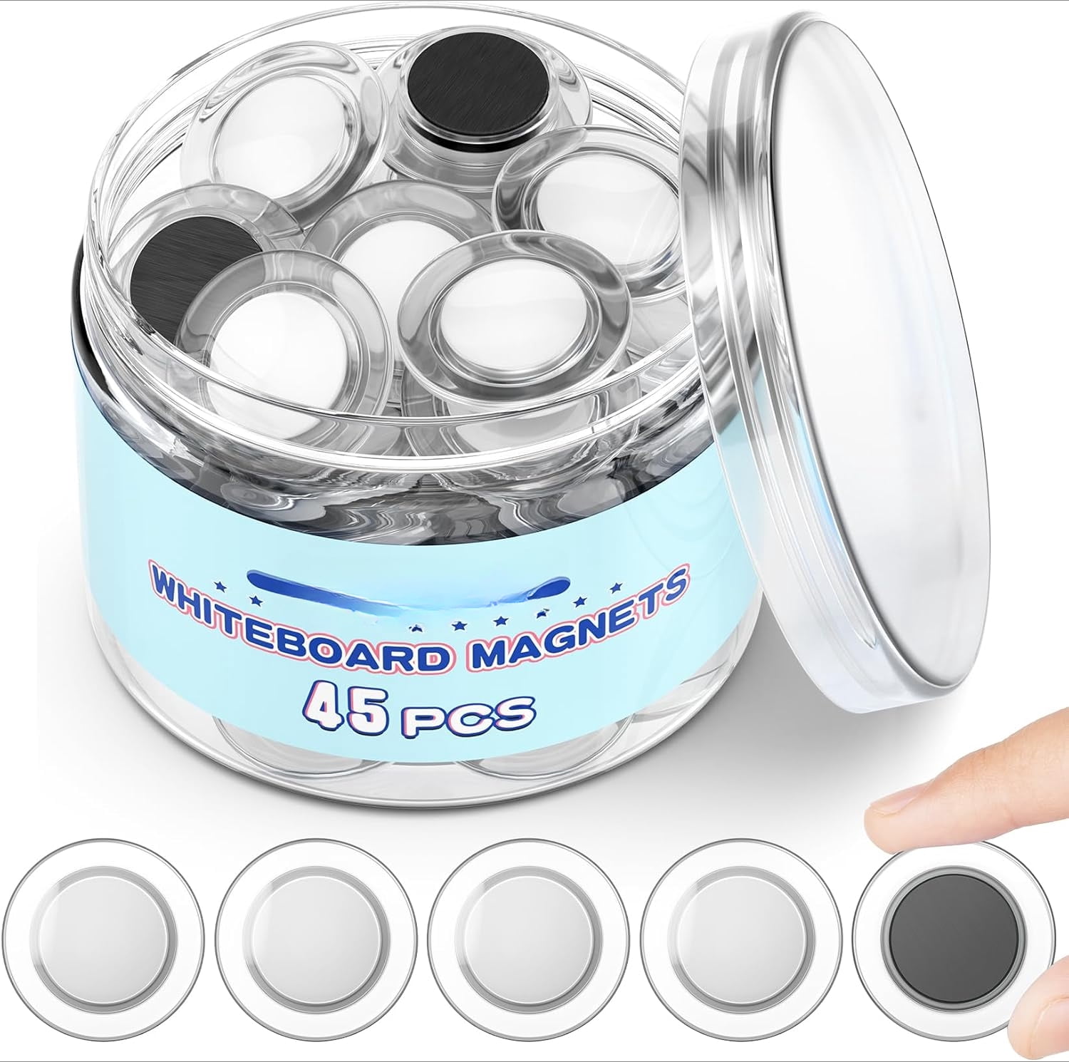 Magnets for Whiteboard, Round Refrigerator Magnets Fridge Magnets ...