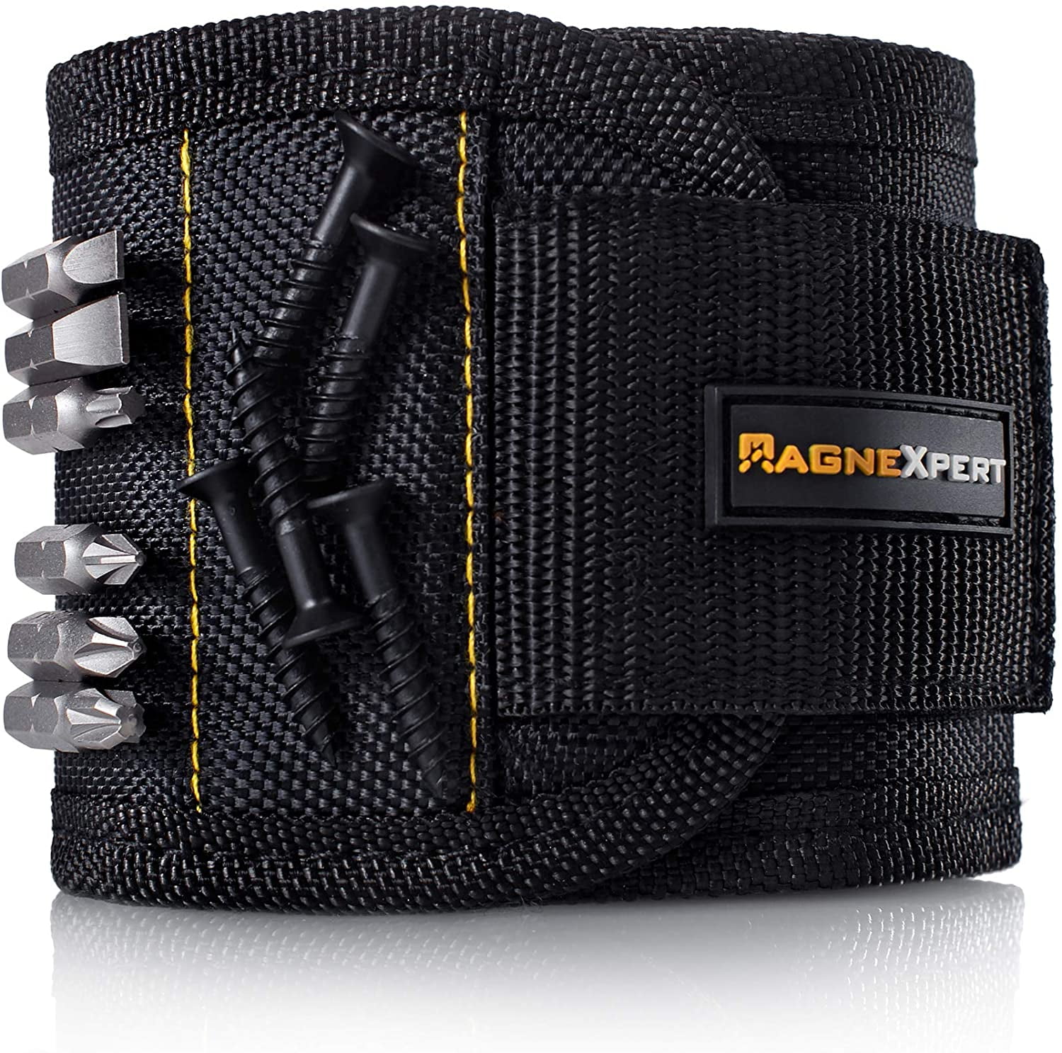 Magnexpert Magnetic Wristband for Holding Screws, Nails and Drill Bits ...
