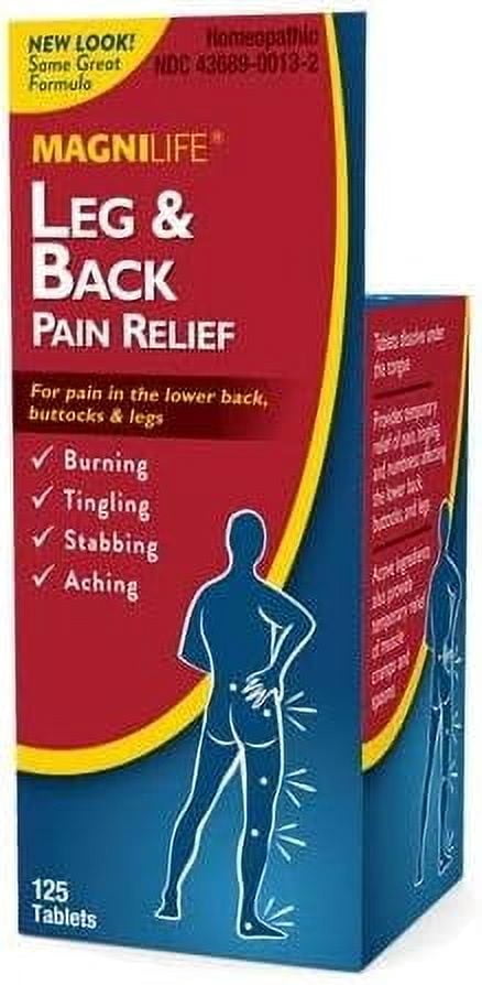 MagniLife Leg & Back Pain Relief, Fast-Acting Pain Relief, Naturally ...