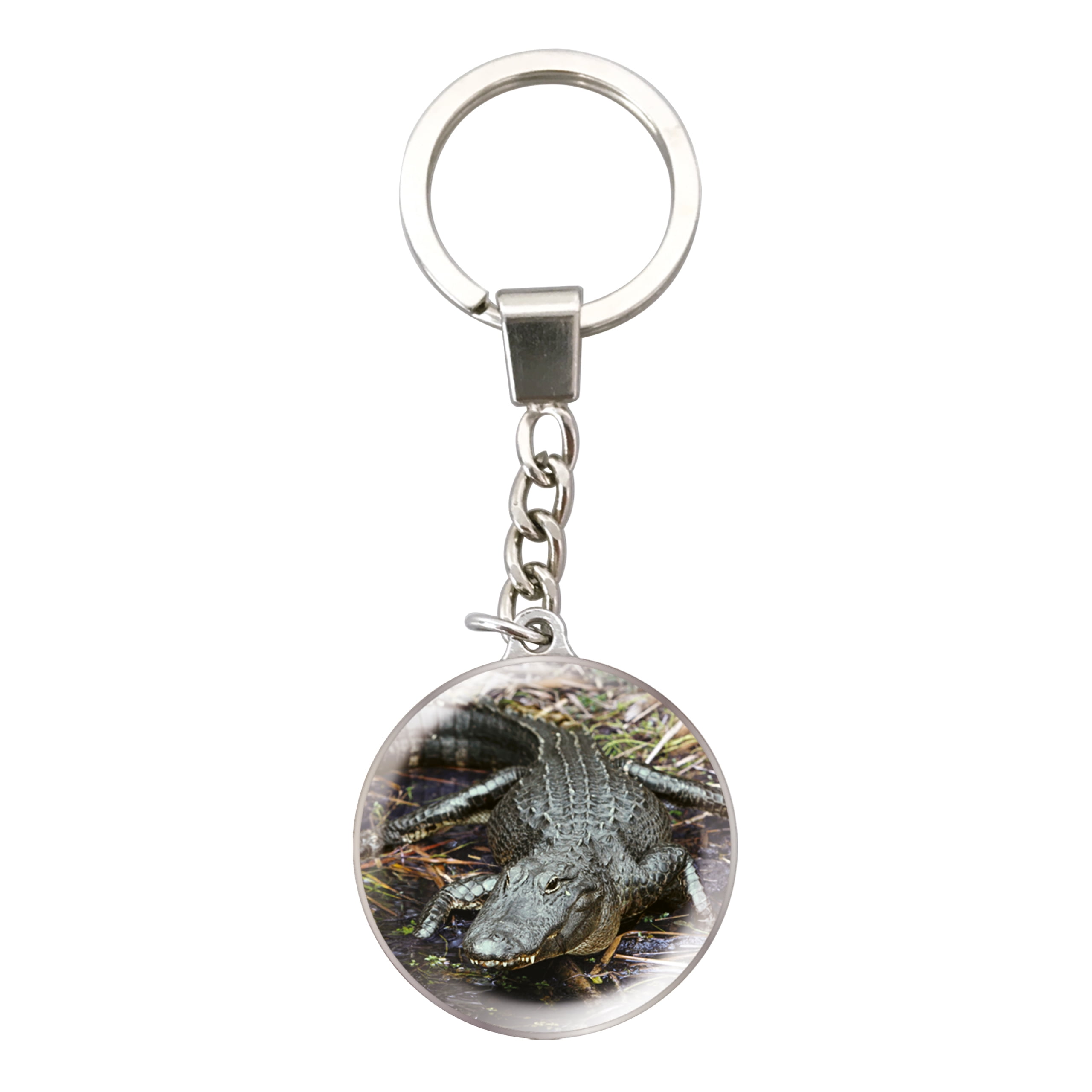 Magnidome Crocodile Keychain from Deluxebase - Dome-shaped Picture Key ...