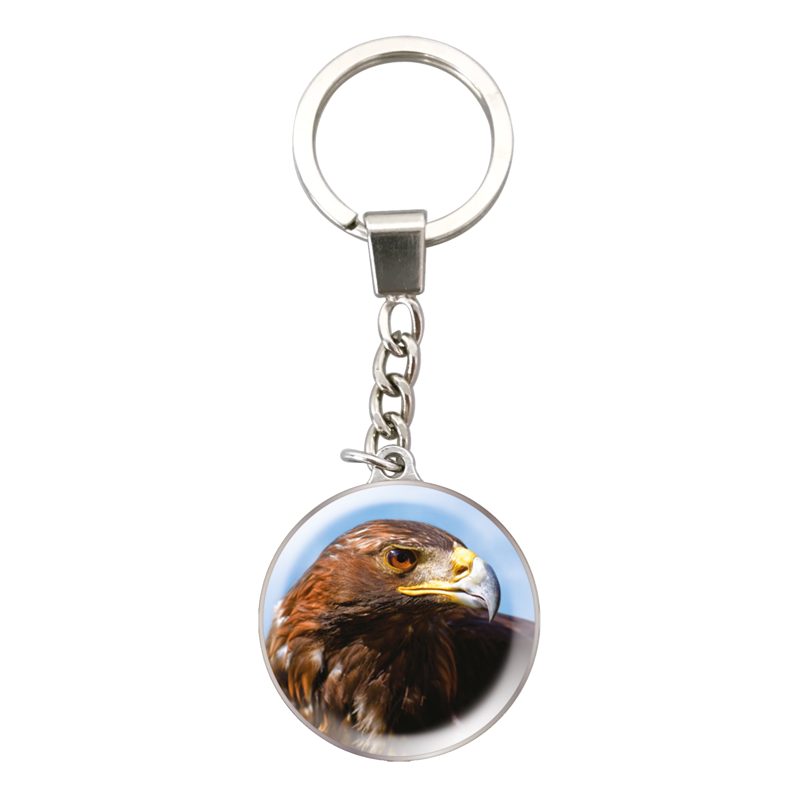 Magnidome Golden Eagle Keychain from Deluxebase - Dome-shaped Picture ...