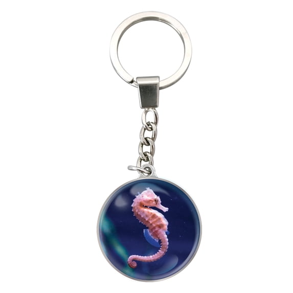 Magnidome Keychain - Seahorse from Deluxebase. Crystal Glass Dome Key ...