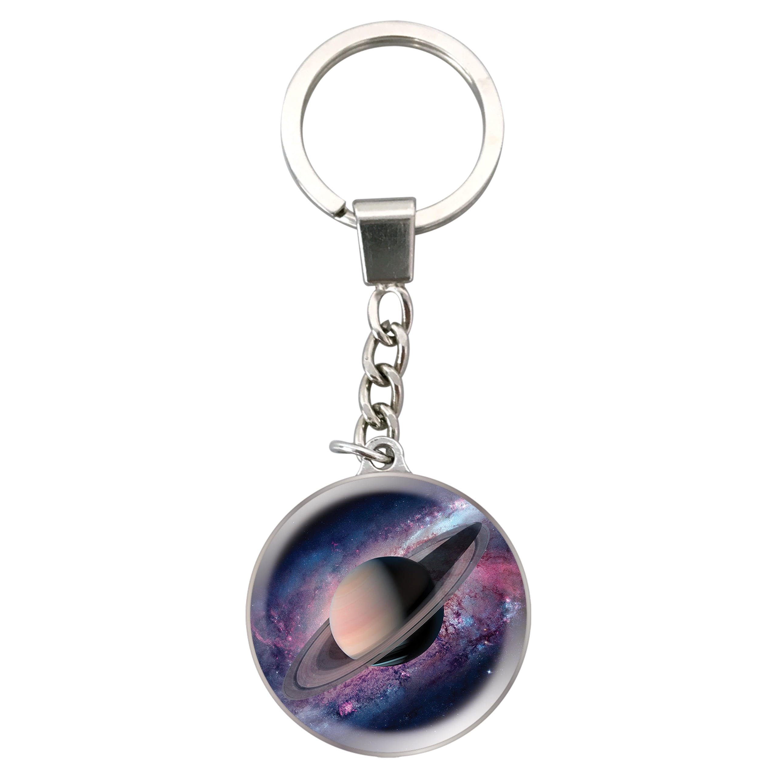 Magnidome Space Keychain from Deluxebase - Dome shaped Picture Key Ring ...