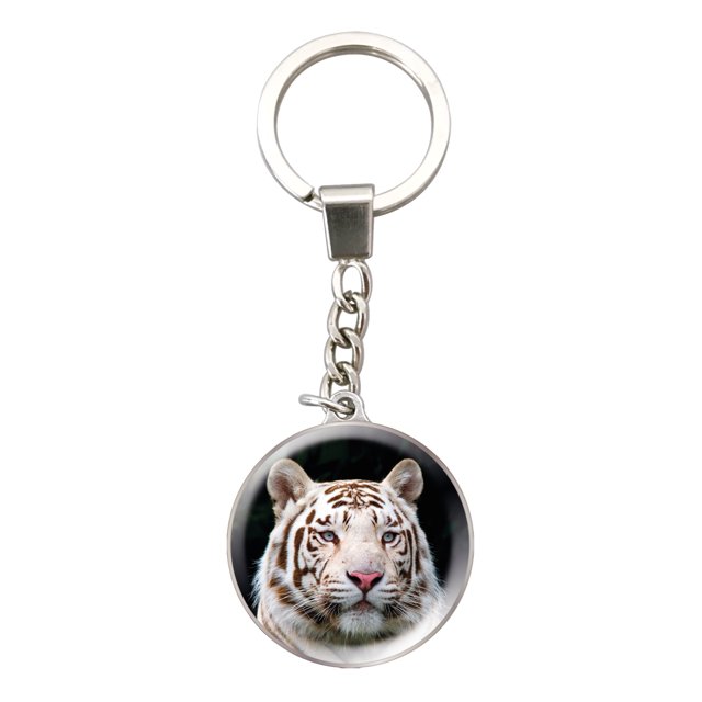 Magnidome White Tiger Keychain from Deluxebase - Dome-shaped Picture ...