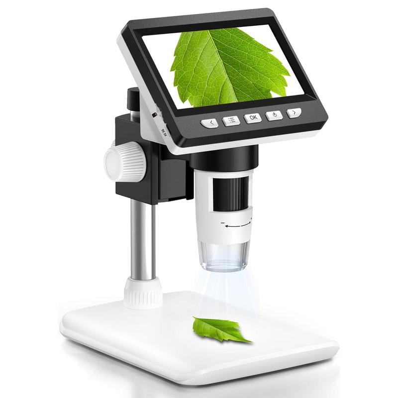 Magnification Microscope, 1000X LCD Digital Display Coin Microscope, PC ...