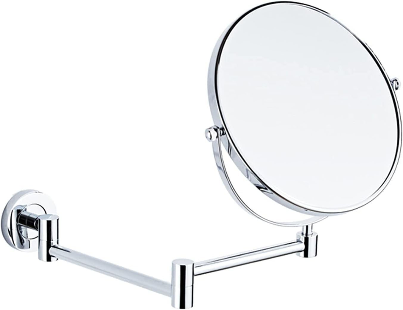 Magnification Wall Mounted Makeup Mirror - Double Sided Mirror Foldable ...