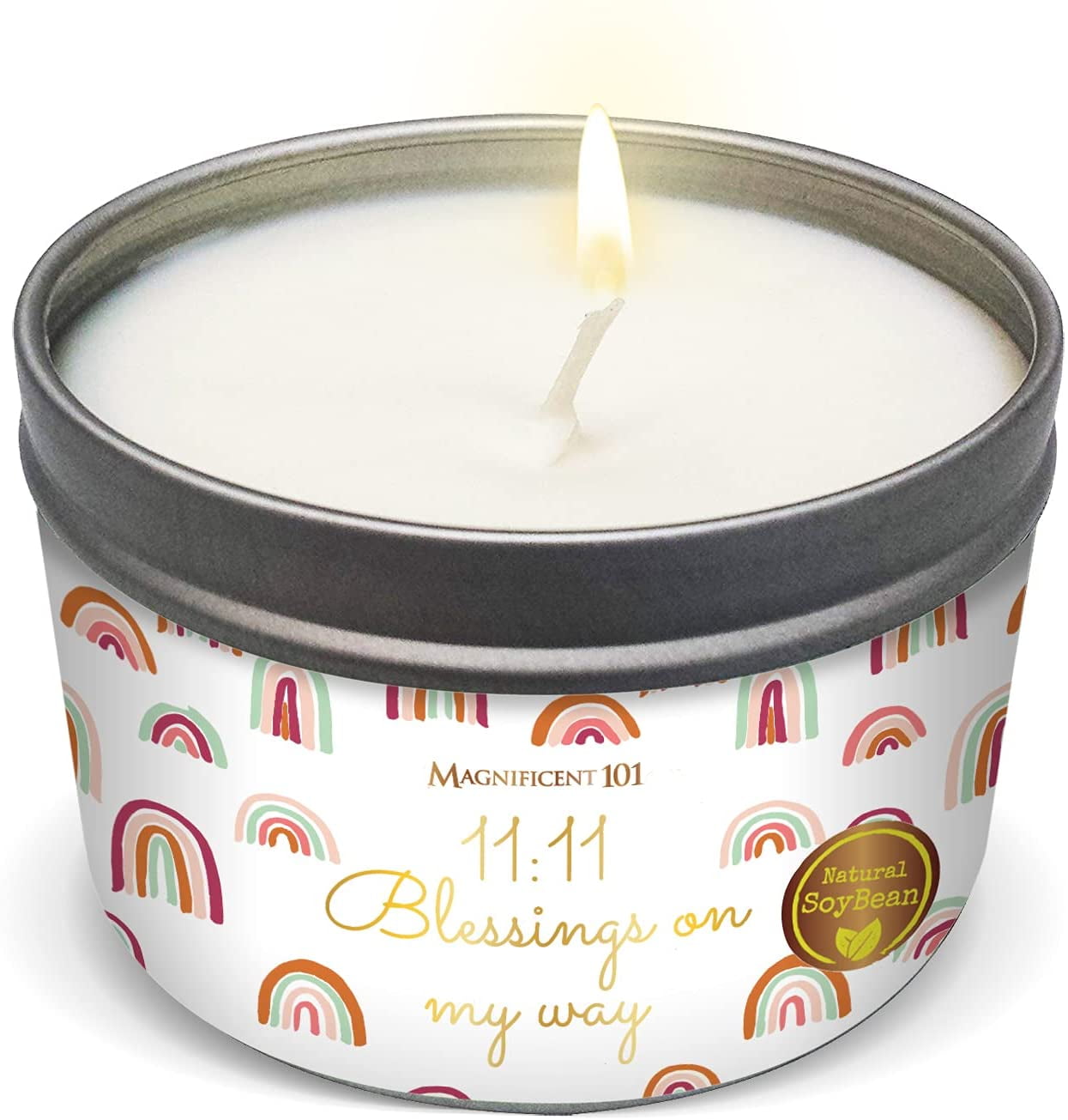 Magnificent 101 Long Lasting Affirmation Candle - 6 Oz - 30 Hour Burn ...