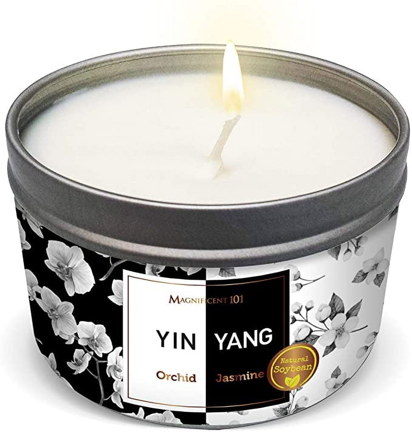 Magnificent 101 Long Lasting Yin Yang Smudge Candle | 6 Oz - 35 Hour ...