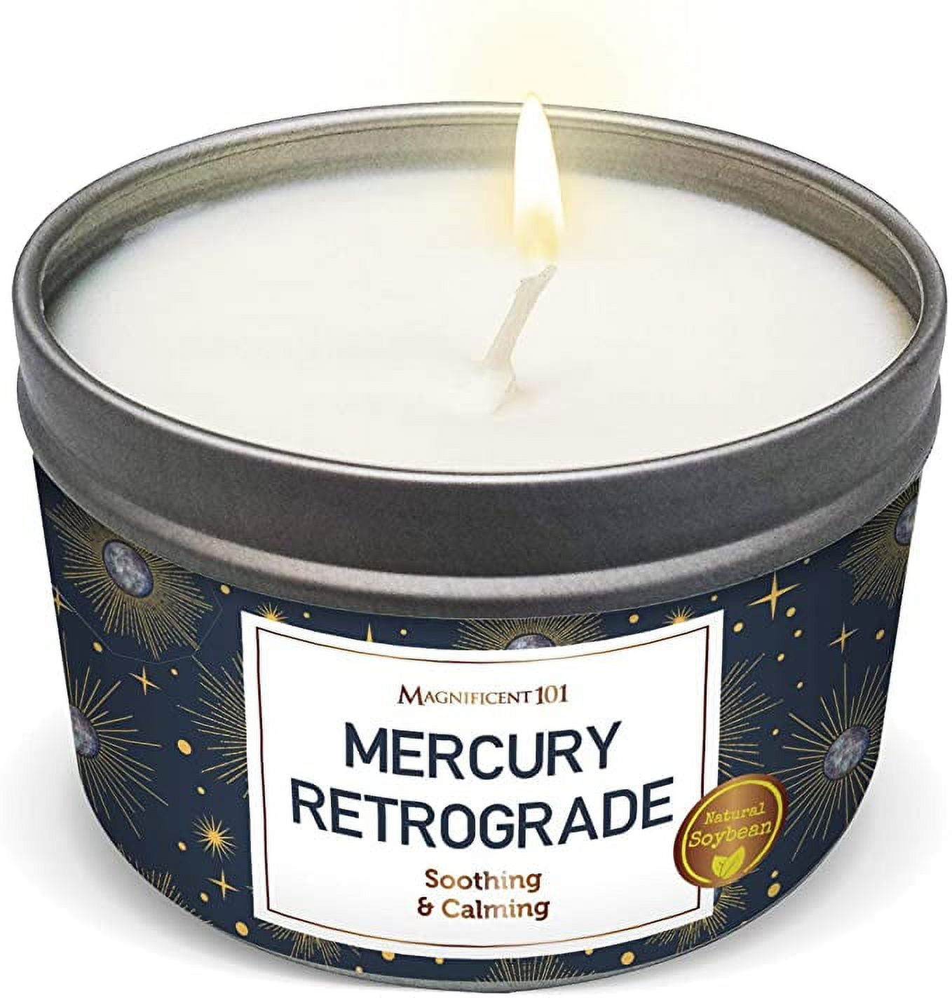 Magnificent 101 Mercury Retrograde Aromatherapy Candle – 6 Oz – 30 Hour ...