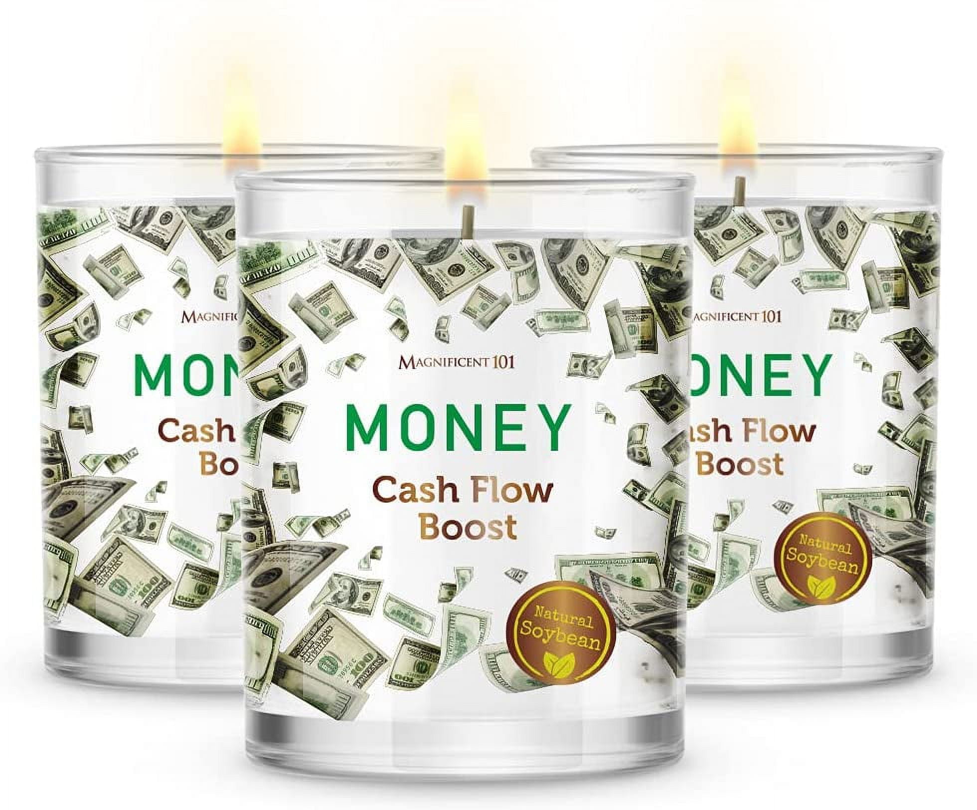 Burning Cash Candle