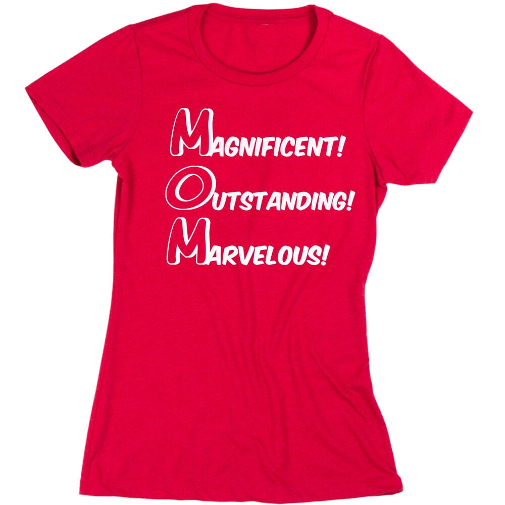 Magnificent Outstanding Marvelous MOM Tshirt Mothers Day Gift Tee Color ...