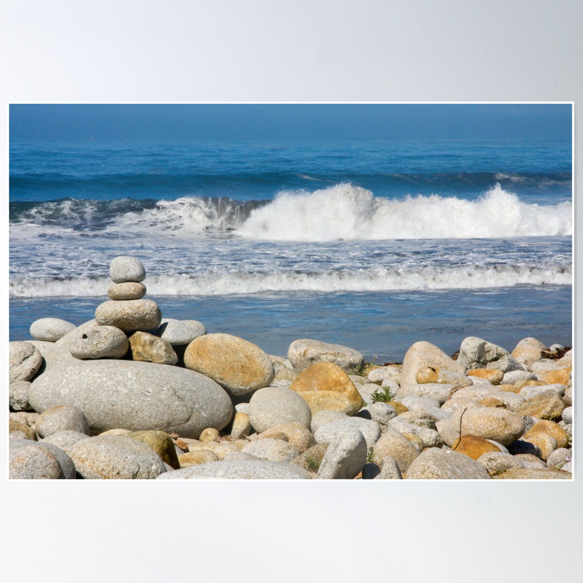 Magnificent Pacific Ocean Coastline Poster Wall Art, Modern Wall Decor ...