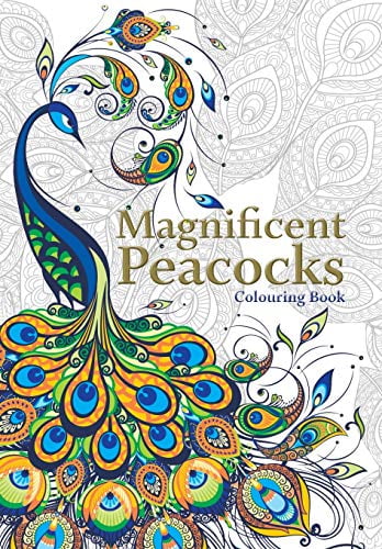 Pre-Owned Magnificent Peacocks Colouring Book: Beautiful birds and ...