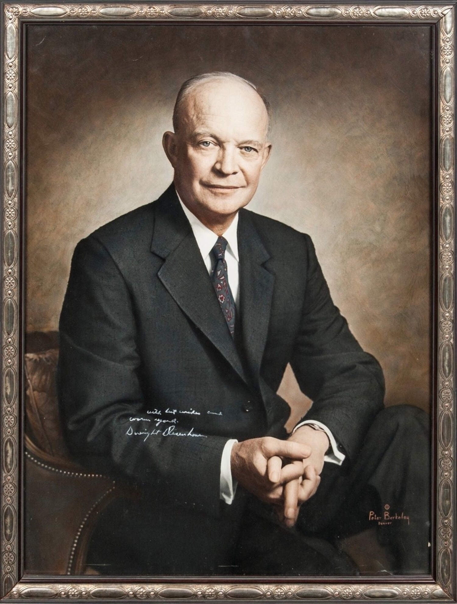 Magnificent President Dwight D Eisenhower Signed Museum Quality ...