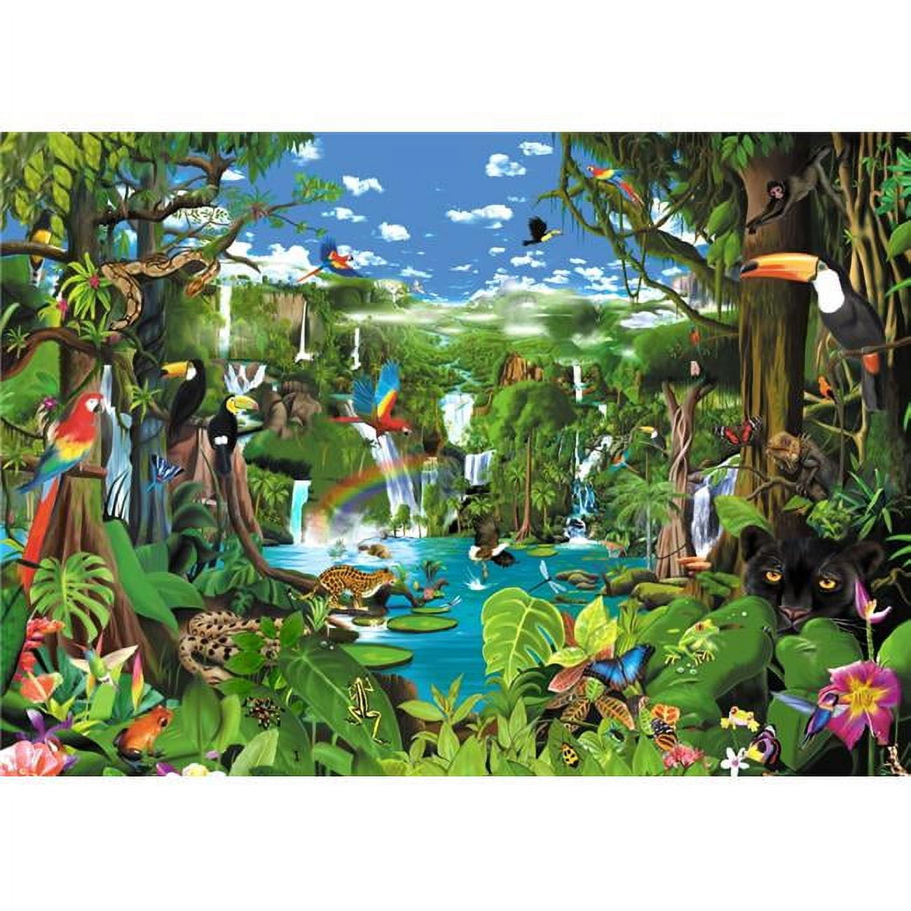 Magnificent Rainforest Poster Print by Gerald Newton, 18 x 12 - Walmart.com