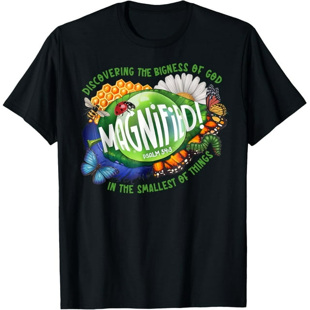 Magnified VBS 2025 Discovering the Bigness of God Christian T-Shirt ...
