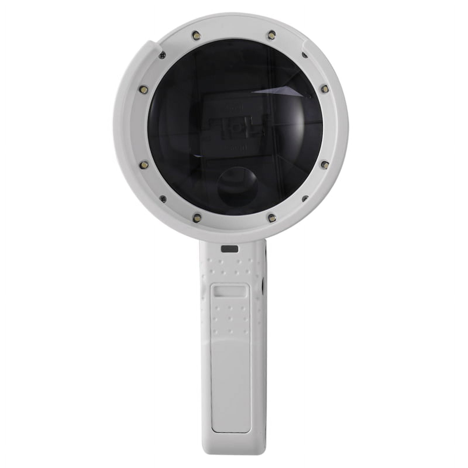 Magnifier Folding Magnifier Glass With 8 Led Lightsmagnifing Glasses For Reading Soldering