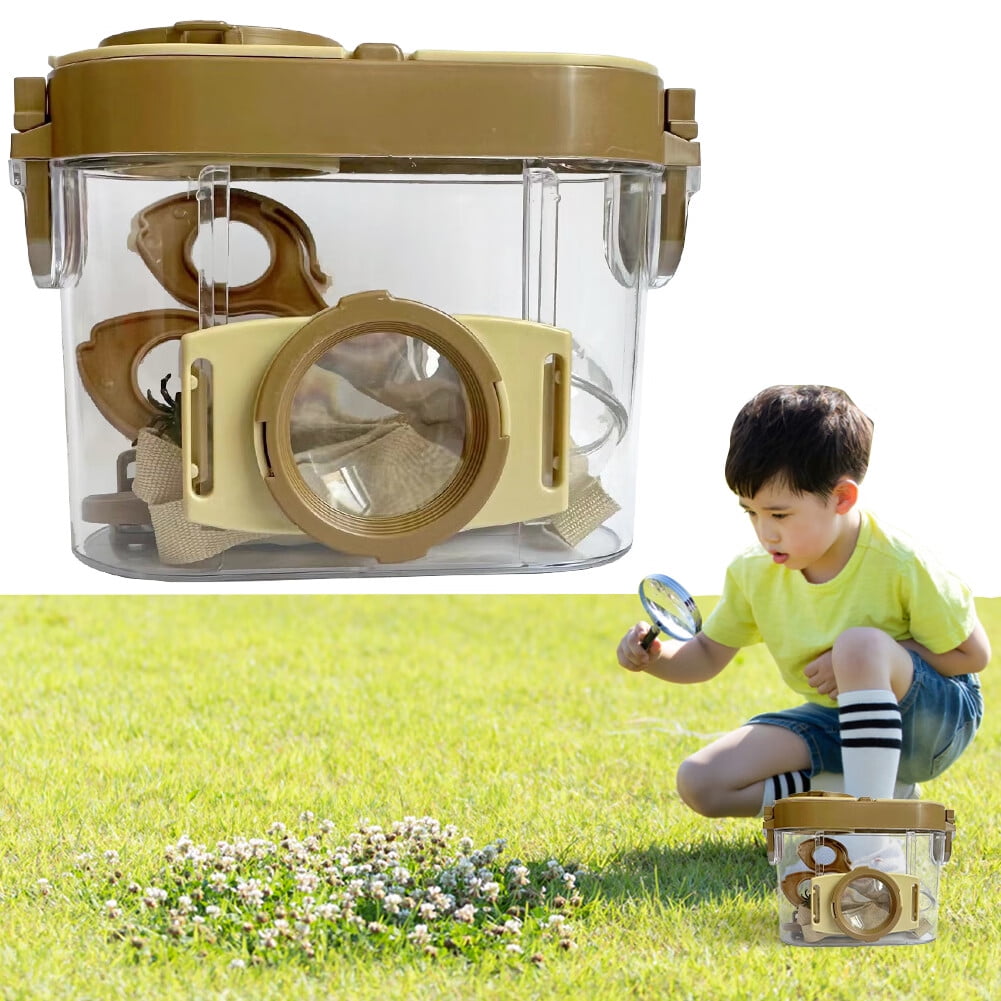 Magnifier Insect Inspection Box Kids Science Nature Exploration Tool ...