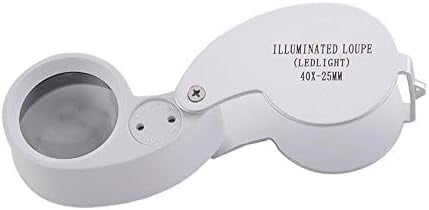 Magnifier Mini 40X Power Jewelers Magnifier Magnifying Glass Eye Loupe ...