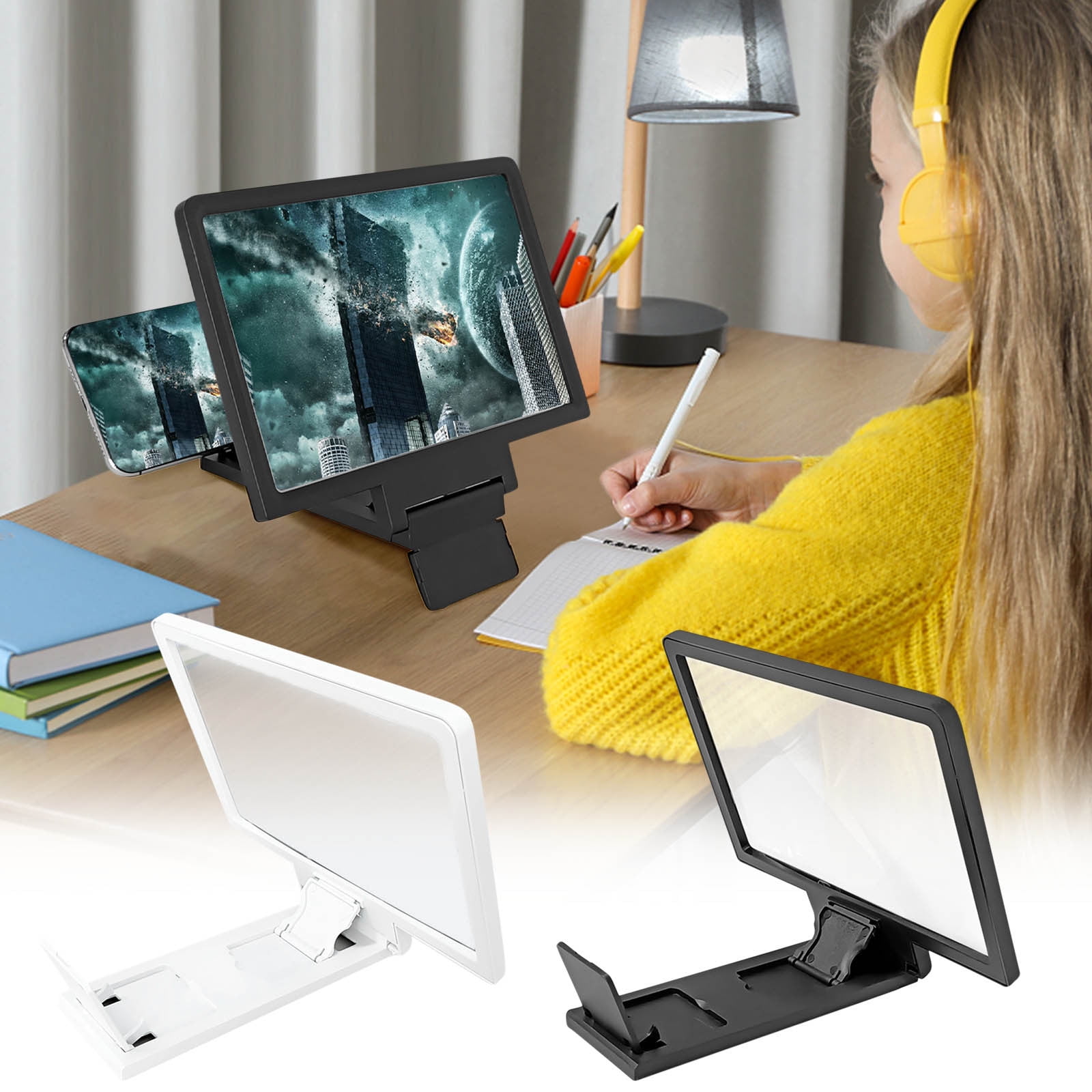 Magnifier Phone Screen Projector, 7.8 Inch Mobile Screen Amplifier ...