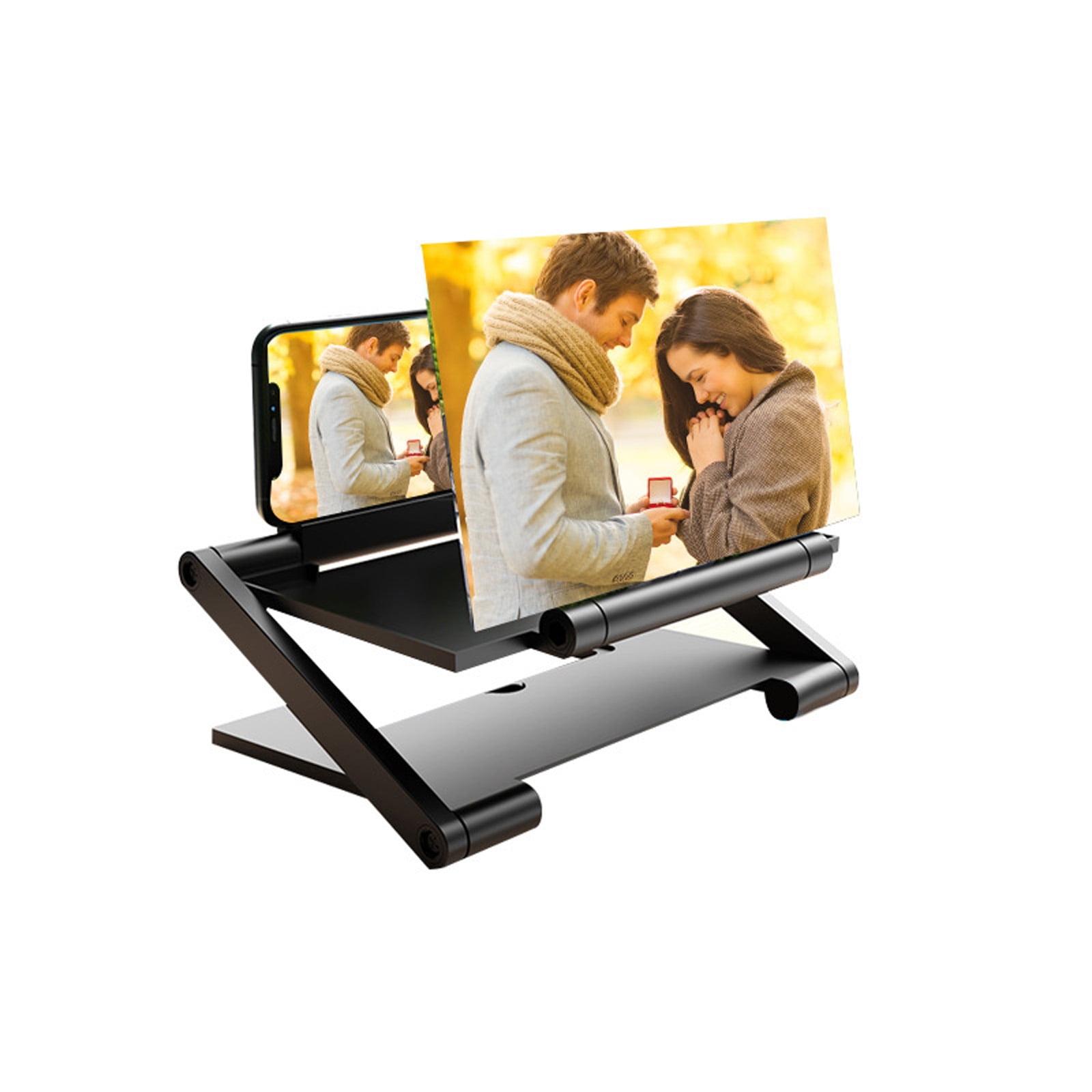 Magnifier Screen, 3D Enlarging Projector Screen Enlarger, Foldable ...