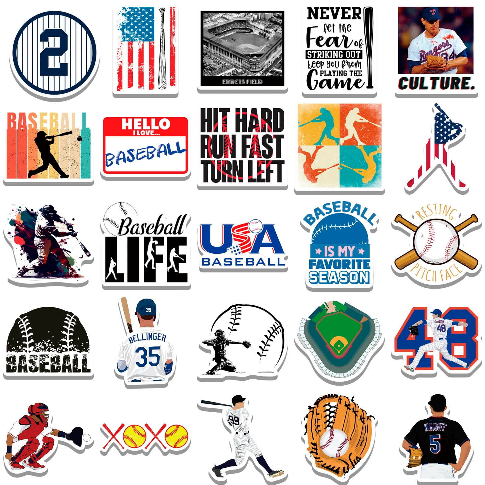 Magnifier Sheet 11x 14 Water Bottle Decal Matching Stickers Pie ...