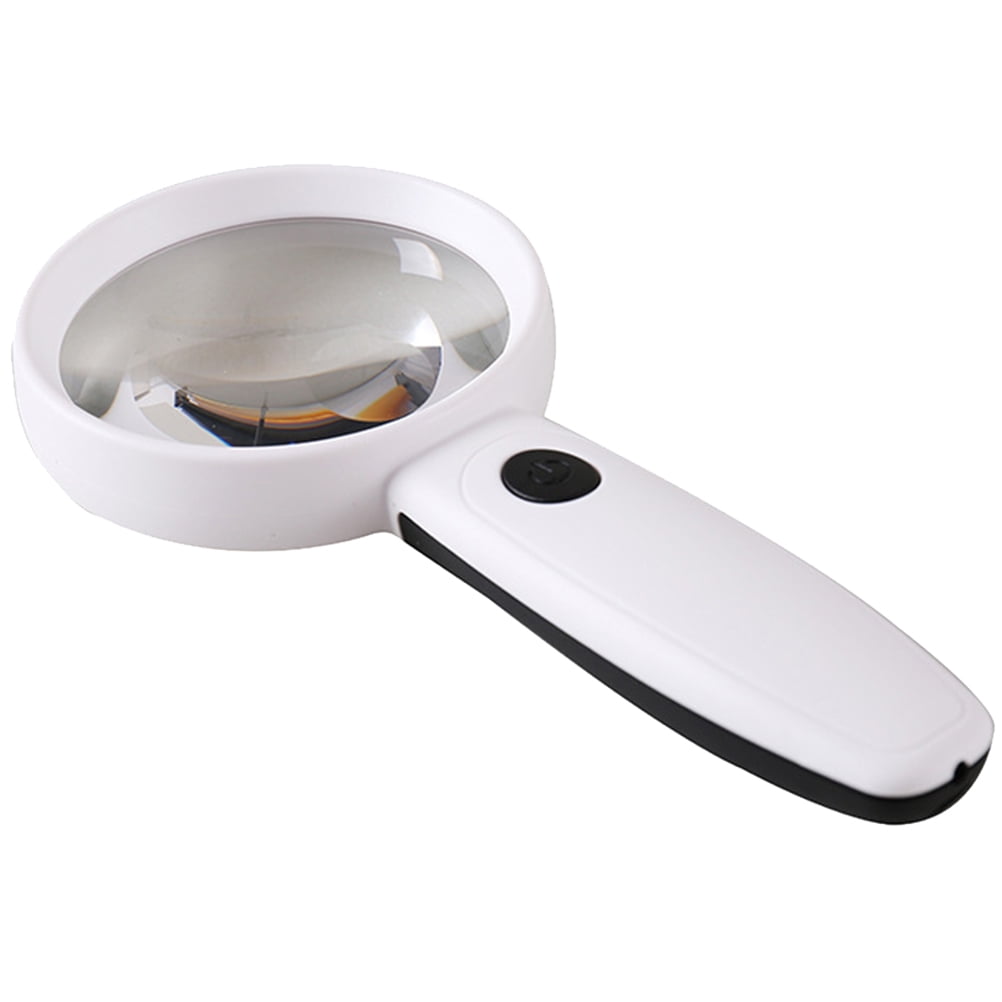 Magnifier With Led Light, USB Charge Magnifying Portable Handheld ...