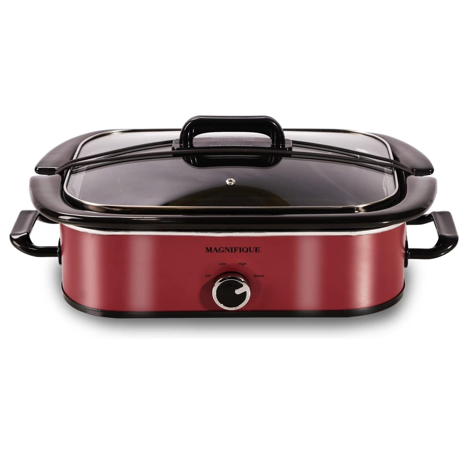 Magnifique 4-Quart Slow Cooker with Casserole Manual Warm Setting ...