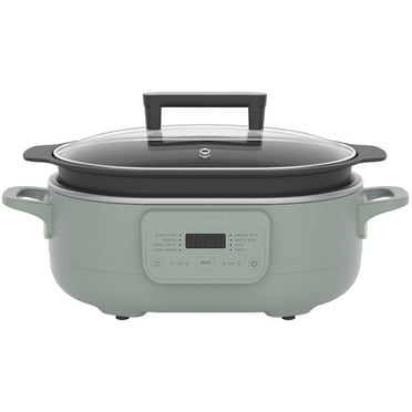 Magnifique 5-Quart Slow Cooker with Stoneware Manual Warm Setting ...