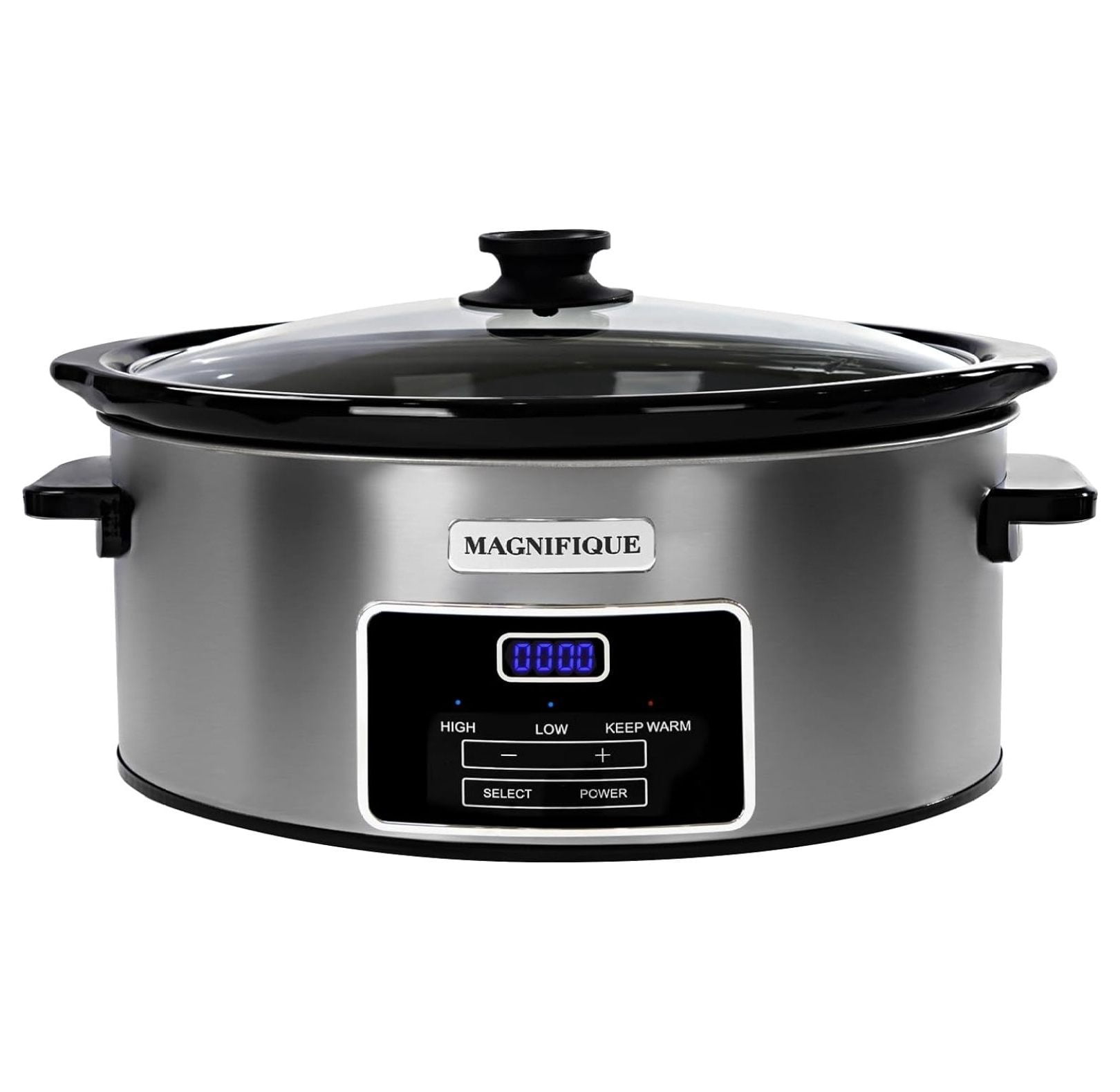 Magnifique 6-Quart Digital Programmable Slow Cooker with Timer - Small ...