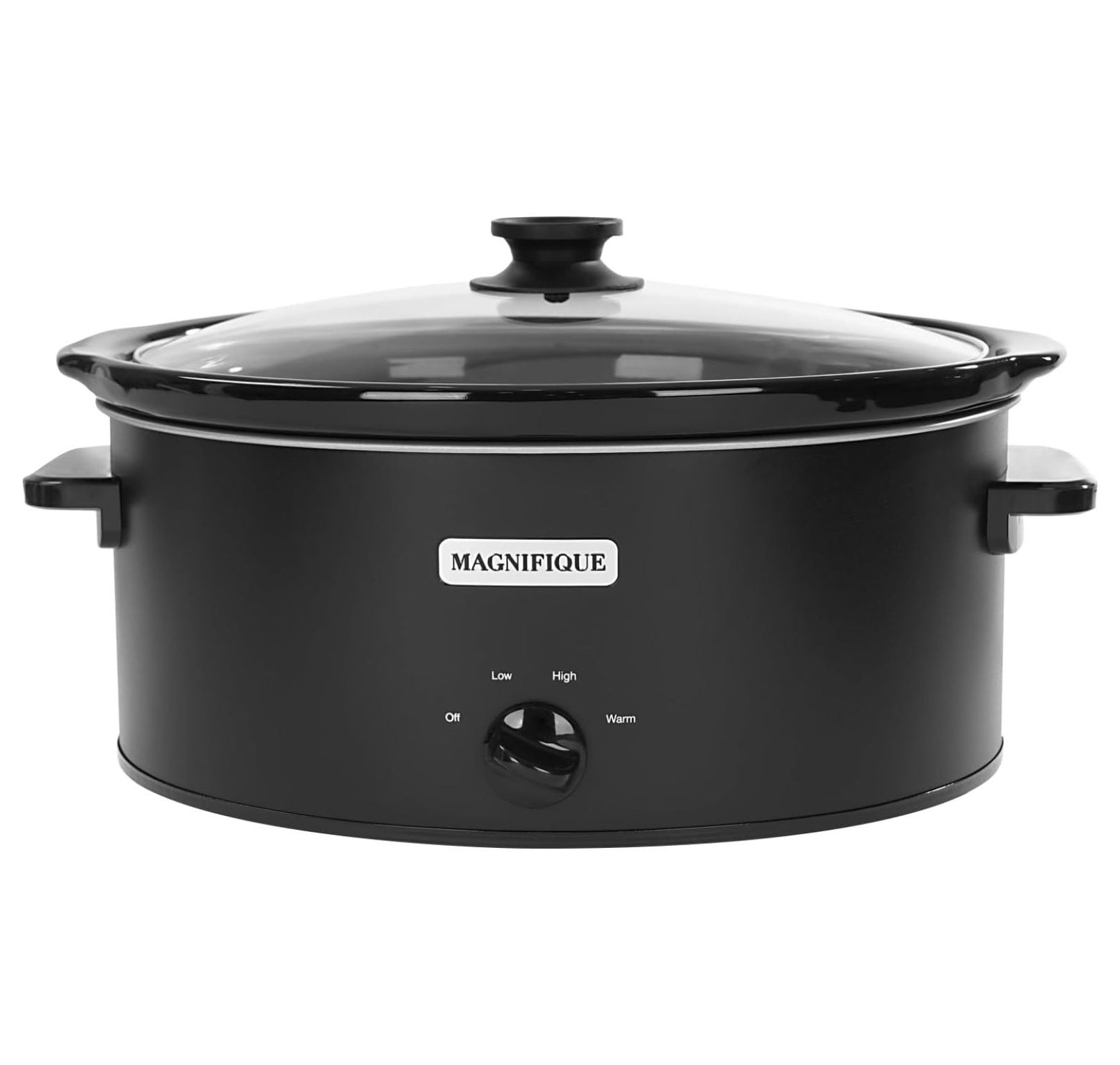 Magnifique 6 Quart Slow Cooker Oval Manual Pot Food Warmer with 3 ...