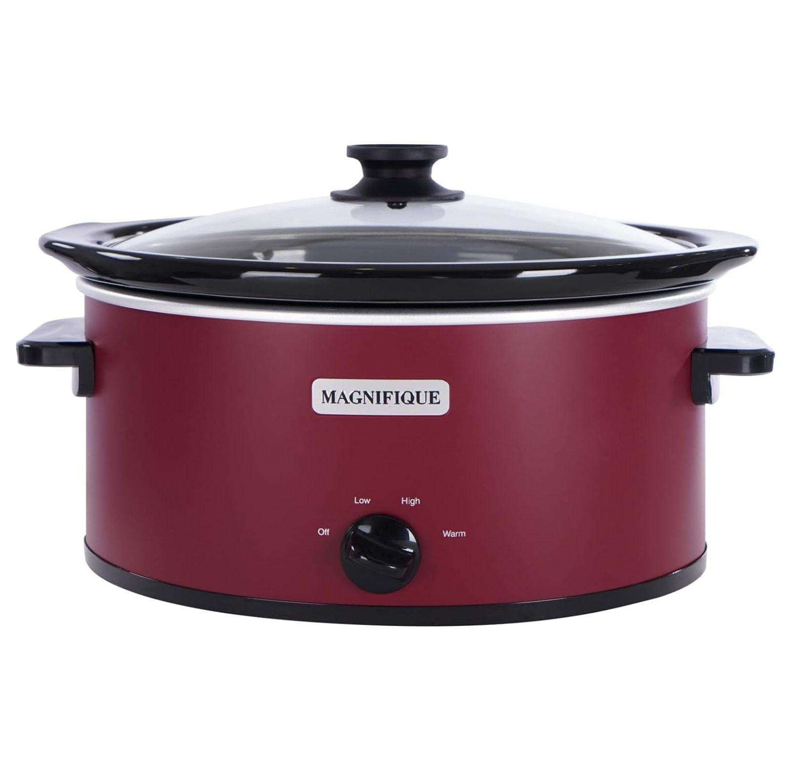 Magnifique 6 Quart Slow Cooker Oval Manual Pot Food Warmer with 3 ...