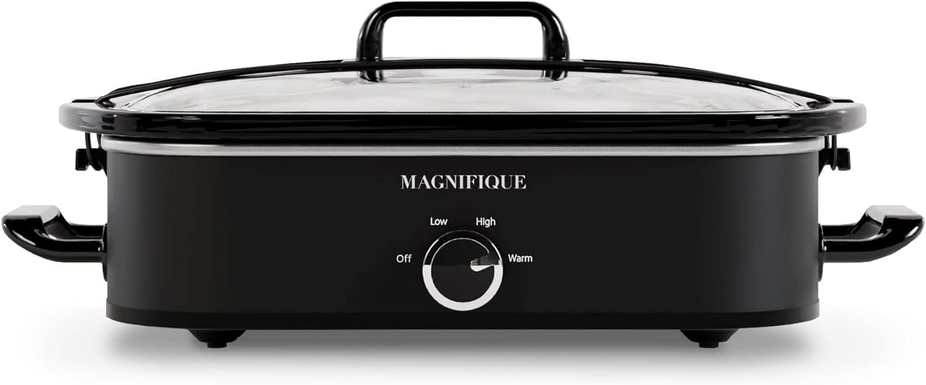 Magnifique 8-Quart Digital Programmable Slow Cooker with Timer - Small ...