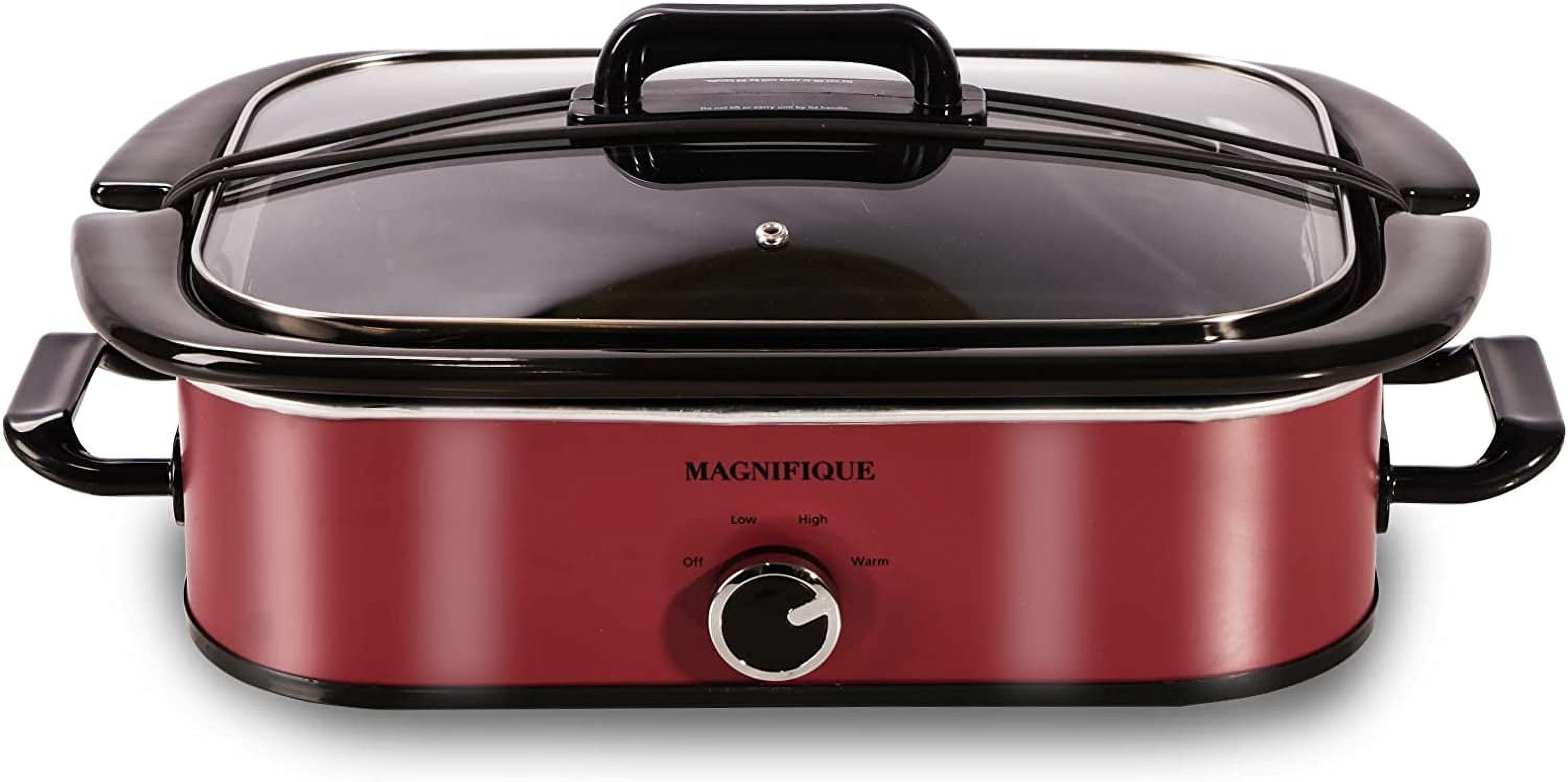 Magnifique 8-Quart Digital Programmable Slow Cooker with Timer - Small ...